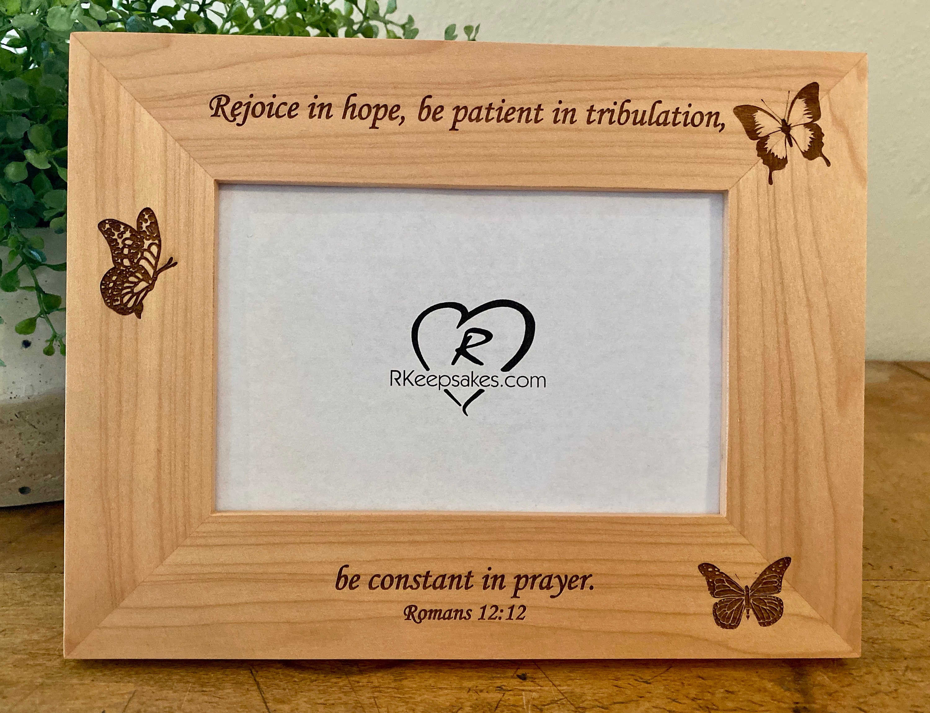 Butterfly Picture Frame/personalized/any Text/photo - Etsy