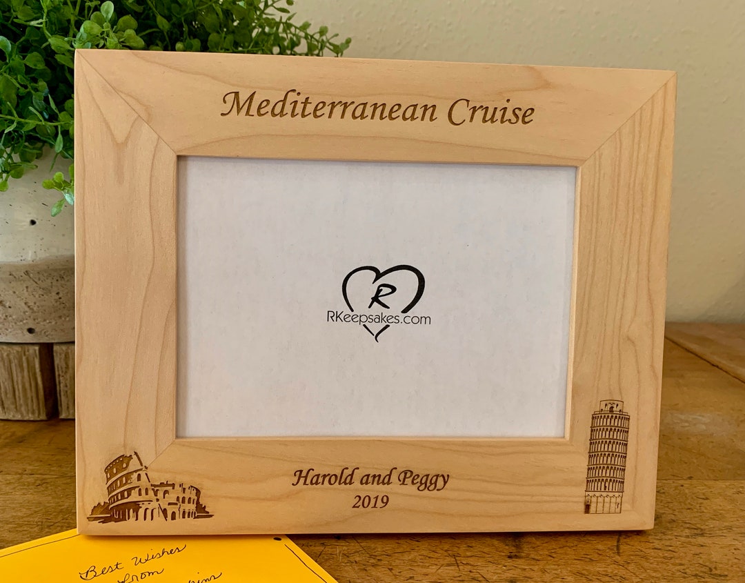 Personalized Italy Picture Frame, Any Text - Etsy