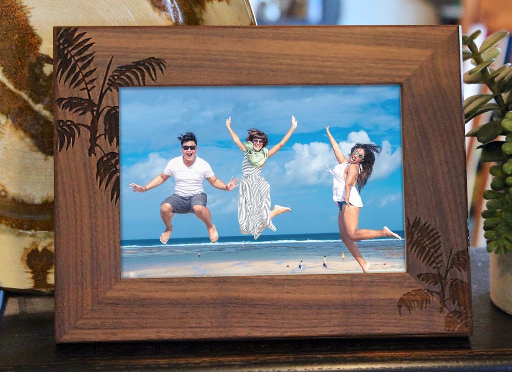Vacation Picture Frame Custom Text Personalized Picture | Etsy