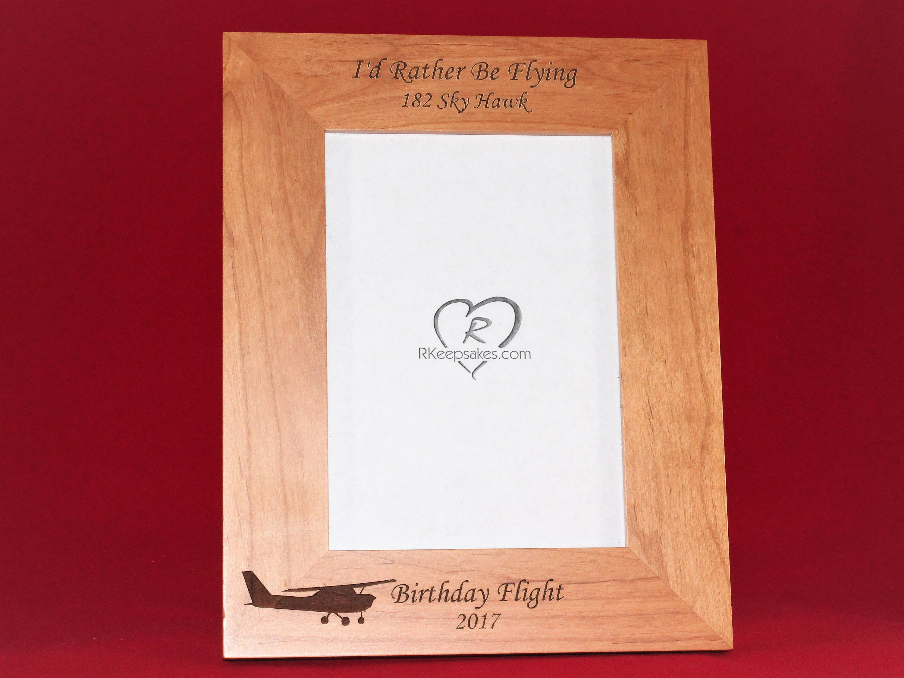 Airplane Aviator Picture Frame Custom Text - Etsy