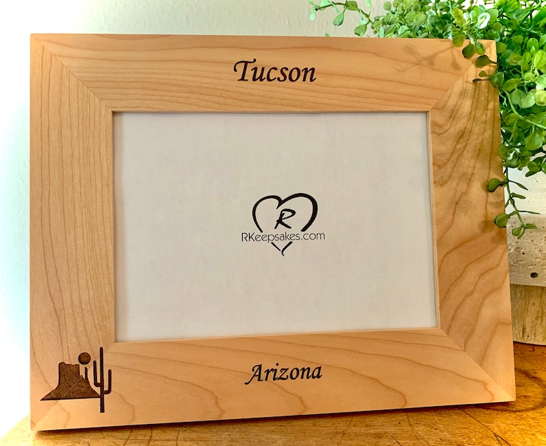 Desert Picture Frame, Arizona, Any Text, Personalized - Etsy