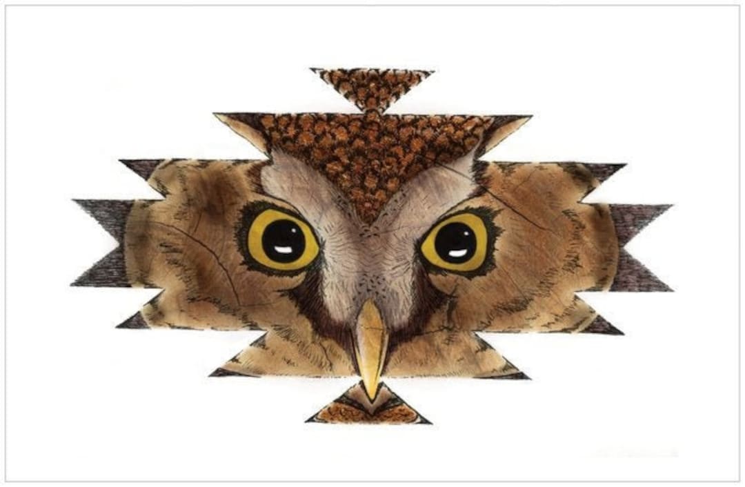 Owl Poster - Etsy