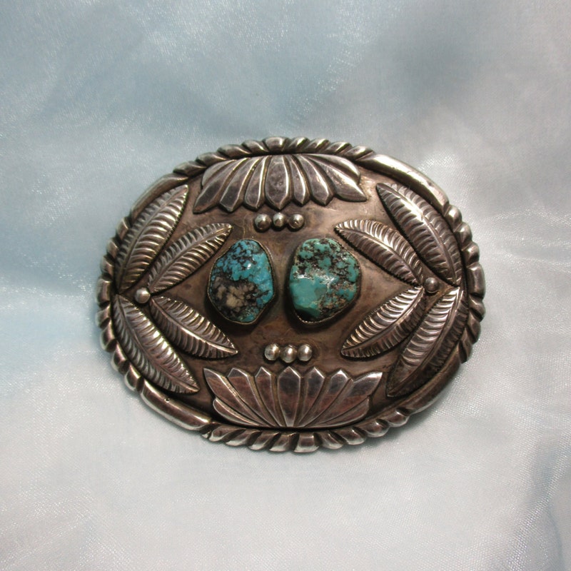 Turquoise Belt Buckle - Etsy