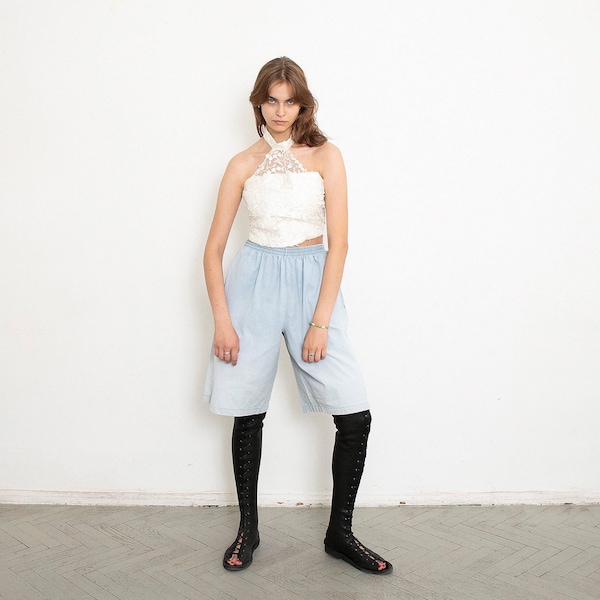 Wide Leg Shorts - Etsy