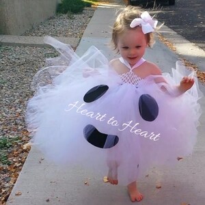 Ghost Tutu Dress, Halloween Costume, Ghost Costume, White Tutu Dress ...