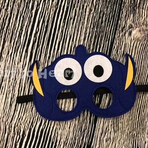 Finding Dory mask Finding nemo Dory birthday favors Dory | Etsy