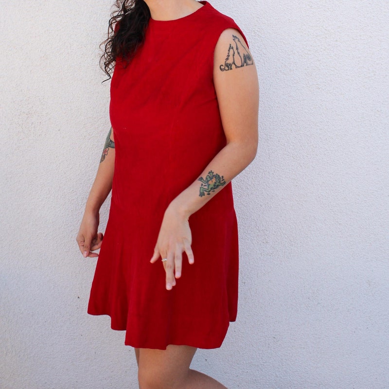 Red Mini Dress 60s Medium - Etsy