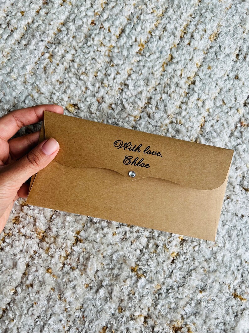 Personalized Cash Envelopes, Gift for Any Occasion, DIY Quick Gift Idea ...