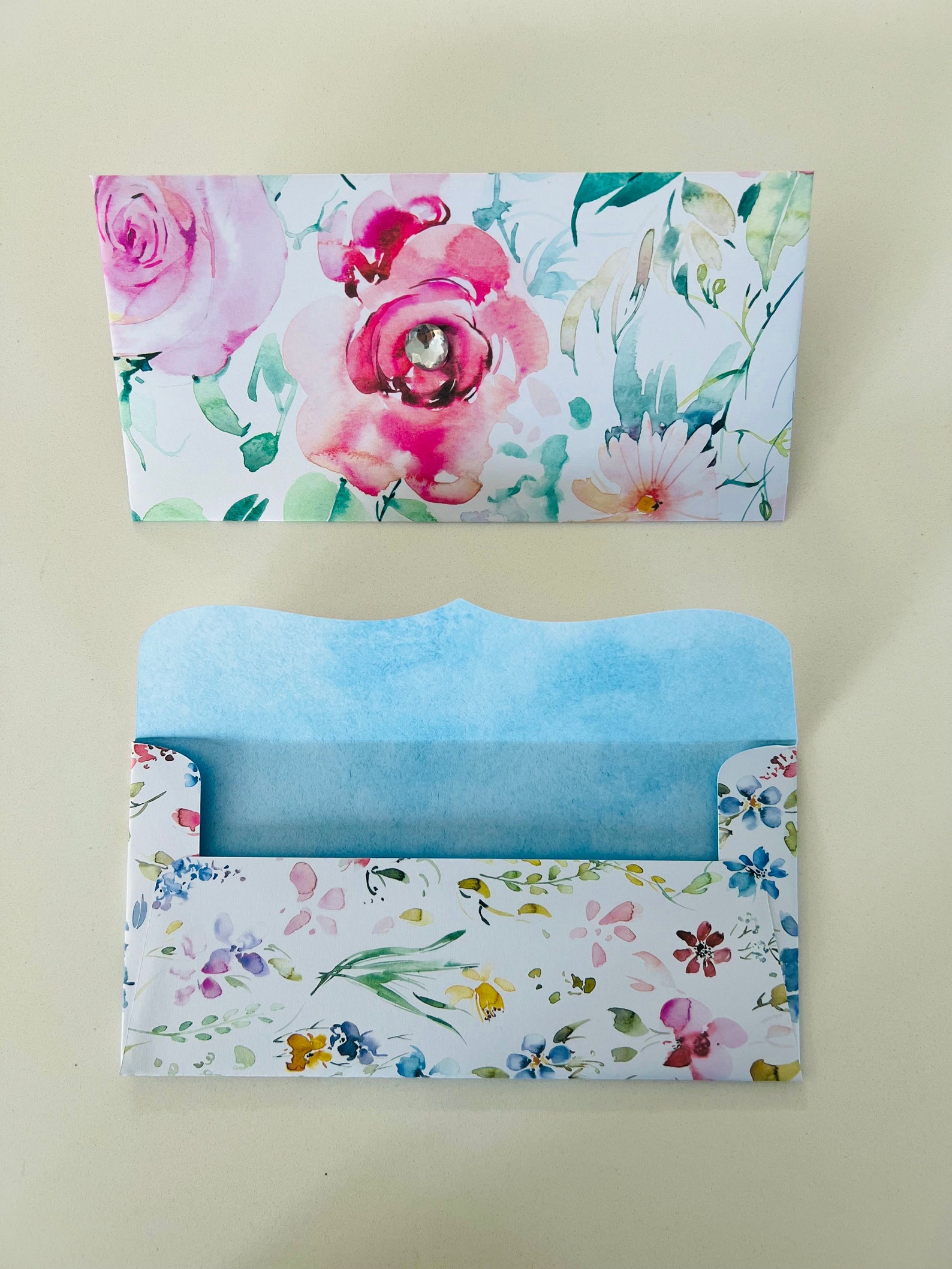 Floral Money Envelopes: Handmade Cash Gift Holders, Set of 10 - Etsy