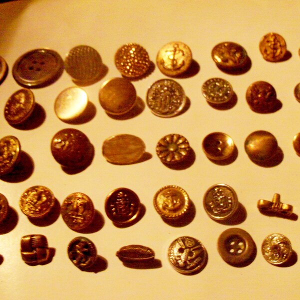 Old Military Buttons - Etsy