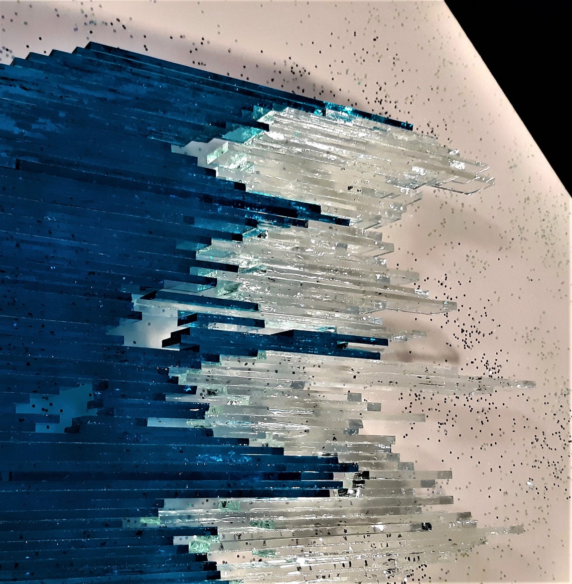 COMET 3D Glass Sculpture Wall Art - Etsy