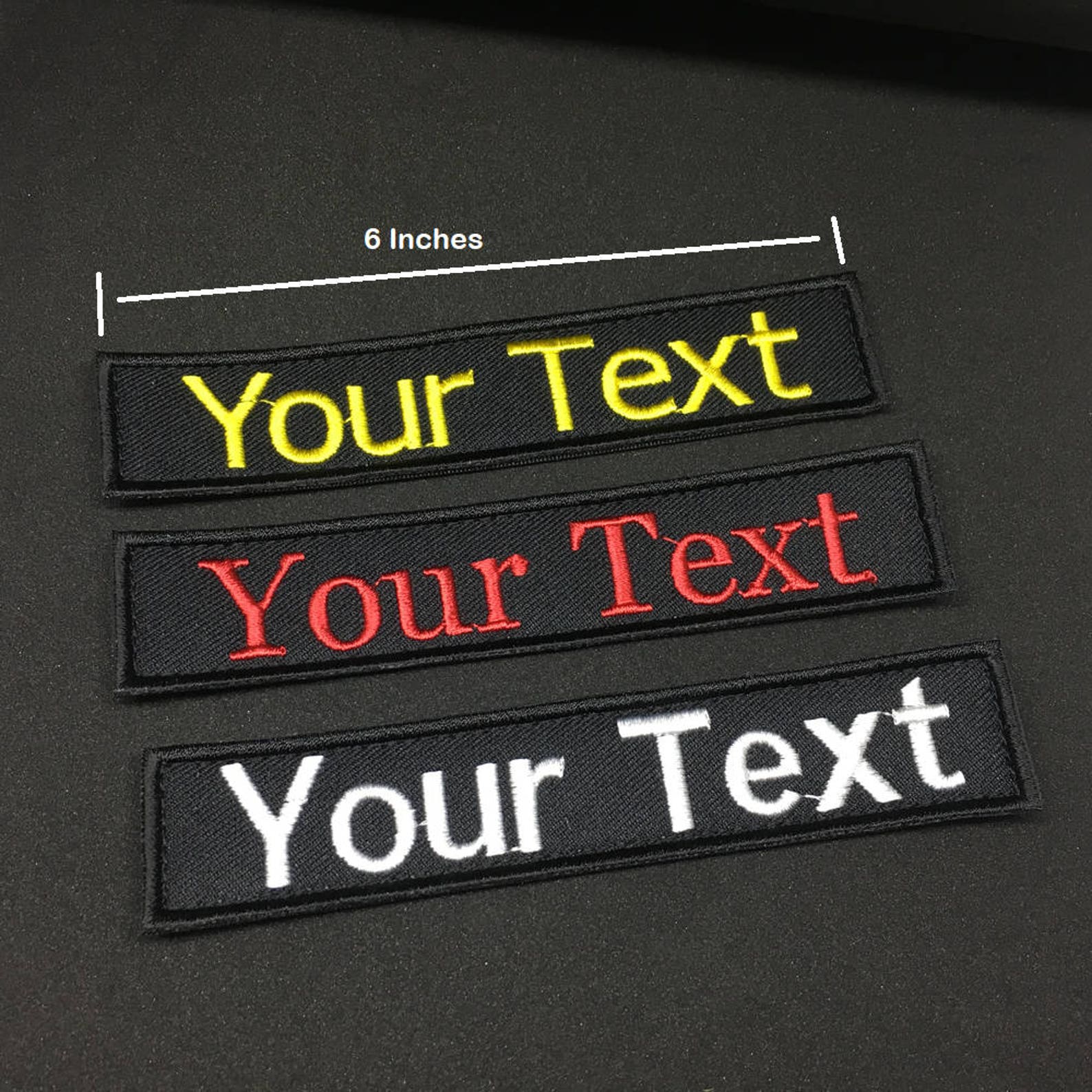 Personalized Custom Embroidered Name Tapes, Tactical Tags Military ...