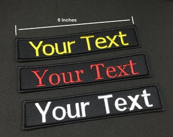 Personalized Custom Embroidered Name Tapes Tactical Tags | Etsy
