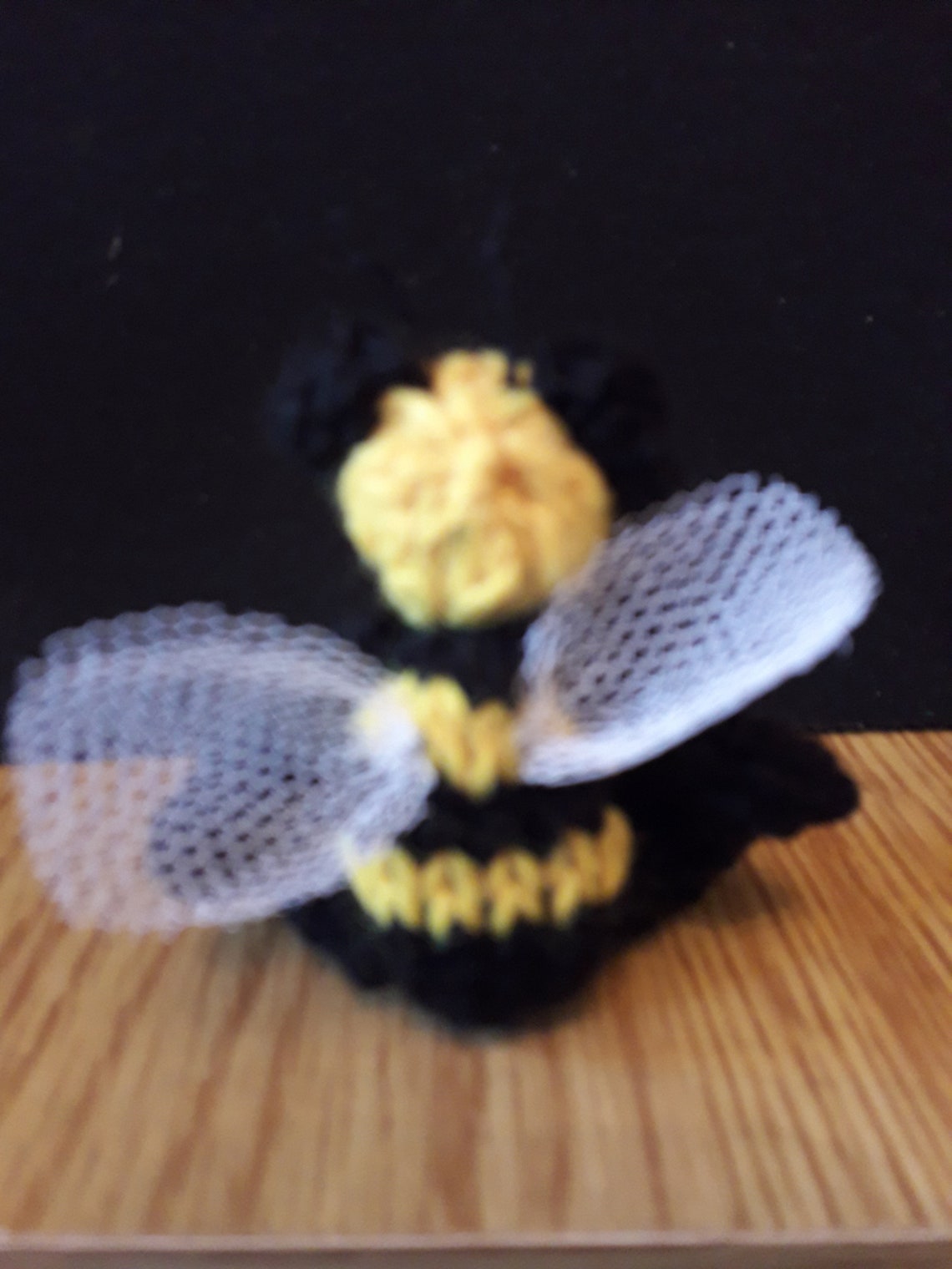 Hand Knit Tiny 7 cm Bumble bee Teddy Bear Birthday Gift | Etsy