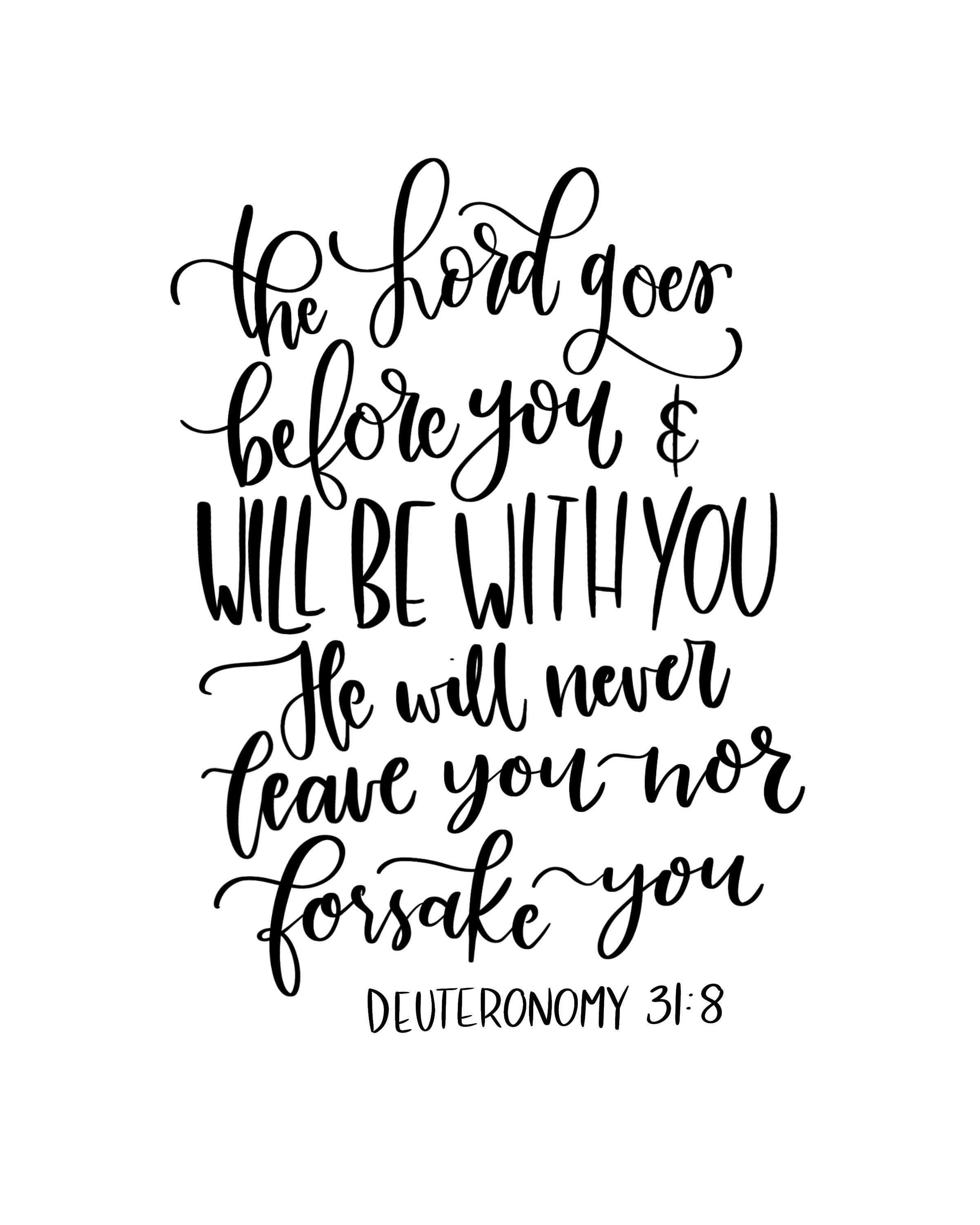 Instant Download, Scripture, Lettering, Inspirational Bible Quote, Home ...