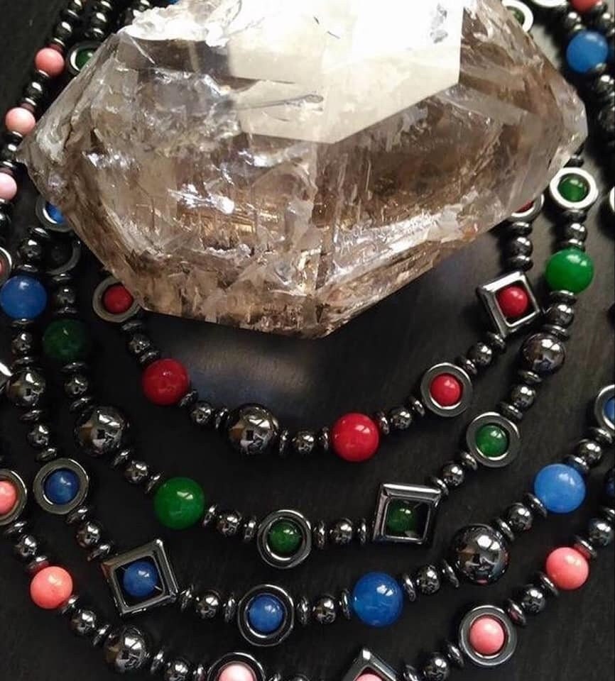 Hematite Necklace - Etsy
