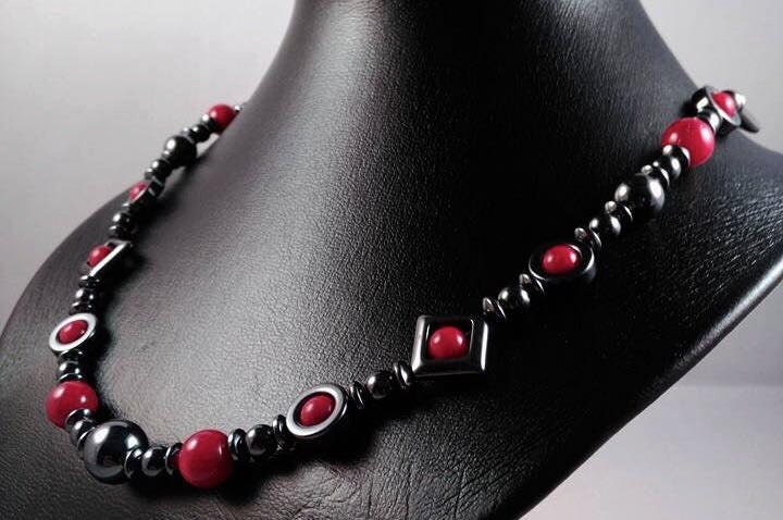 Hematite Necklace - Etsy