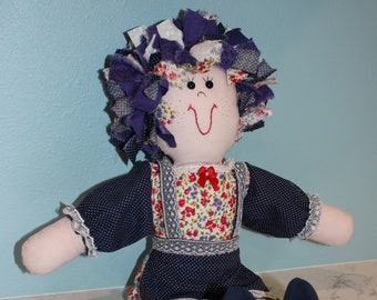 Scrap Cloth Doll - Etsy