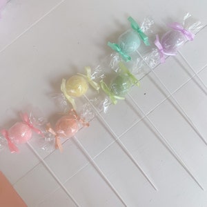 Fake Candies, Candy Picks, Candy Decoration, Fake Sweets, Candy Decor ...