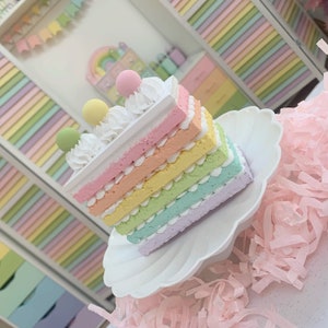 Fake Cake Slice, Fake Cake, Fake Bakes, Faux Cake, Candy Party, Candy ...