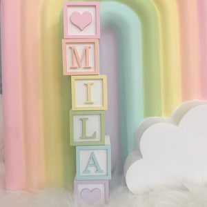 Name Blocks, Alphabet Blocks, Blocks, Letter Blocks, Personalised ...