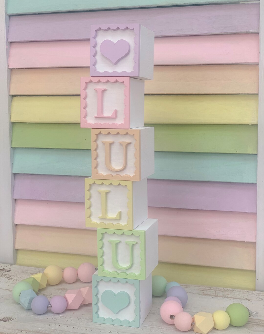 Name Blocks, Alphabet Blocks, Blocks, Letter Blocks, Personalised ...