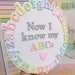 Alphabet Sign, Rainbow Nursery Decor, Nursery Wall Decor, Abc Plaque ...