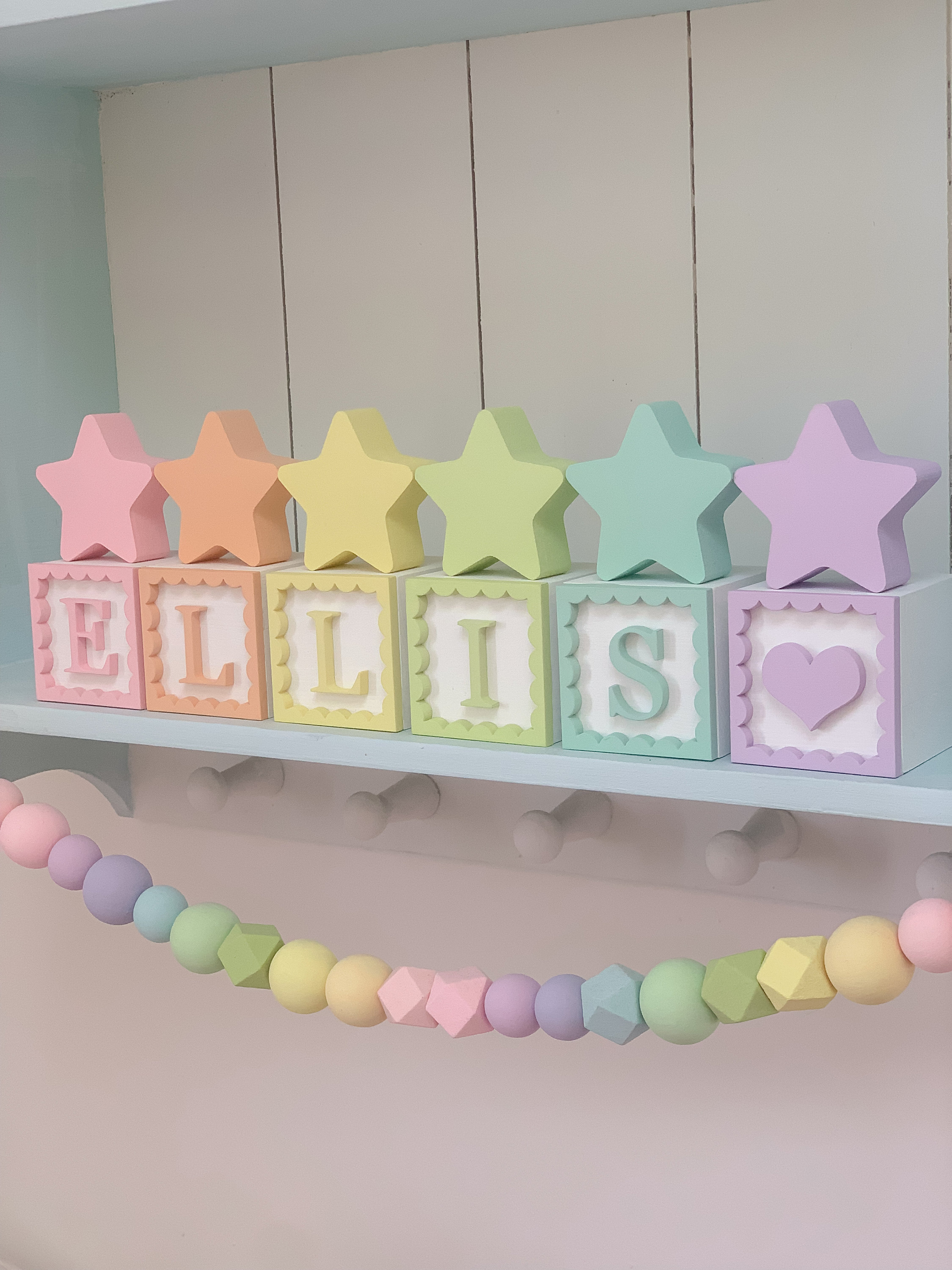 Name Blocks, Alphabet Blocks, Baby Blocks, Baby Blocks Gift ...