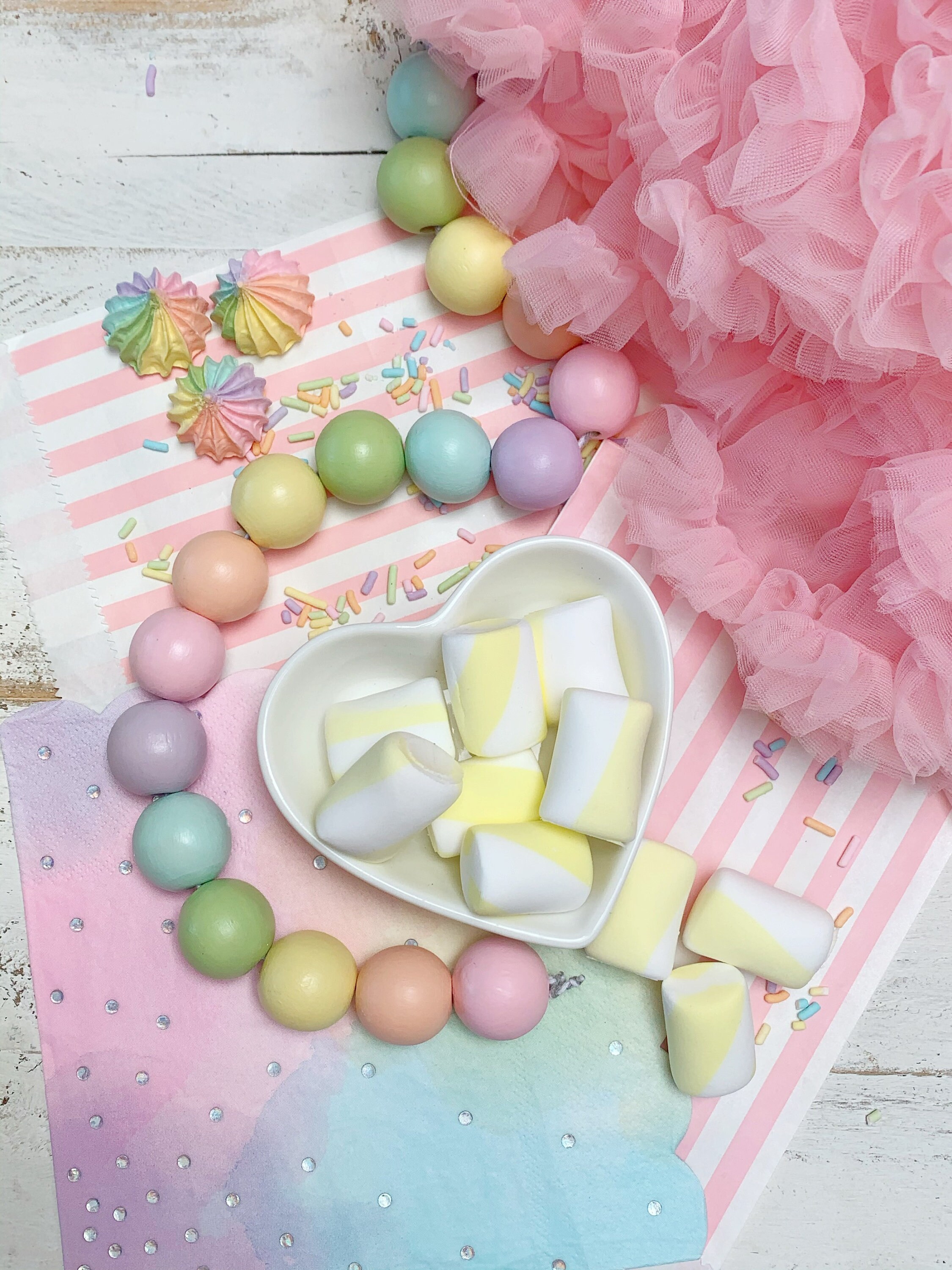 Fake Marshmallows Marshmallows Fake Candy Faux Sweets - Etsy