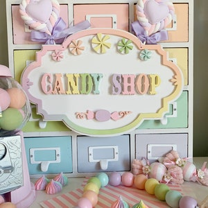 Candy Shop Sign Play Shop Sign Sweet Shop Sign - Etsy