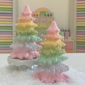 Rainbow Christmas Tree, Rainbow Tree, Pastel Tree, Rainbow Christmas ...
