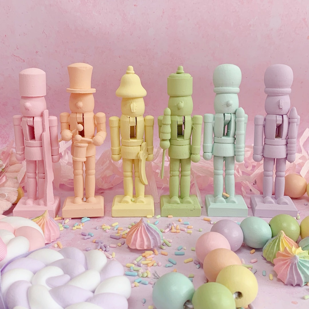 Nutcrackers, Rainbow Nutcrackers, Rainbow Christmas Decoration, Toy ...