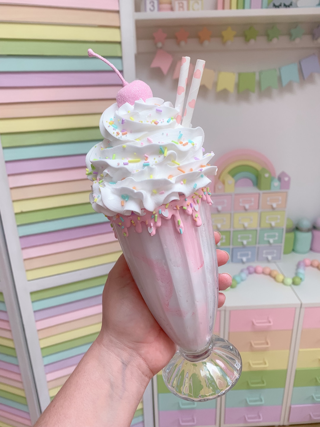 Fake Milkshake, Rainbow Milkshake, Fake Bakes, Fake Food, Milkshake ...