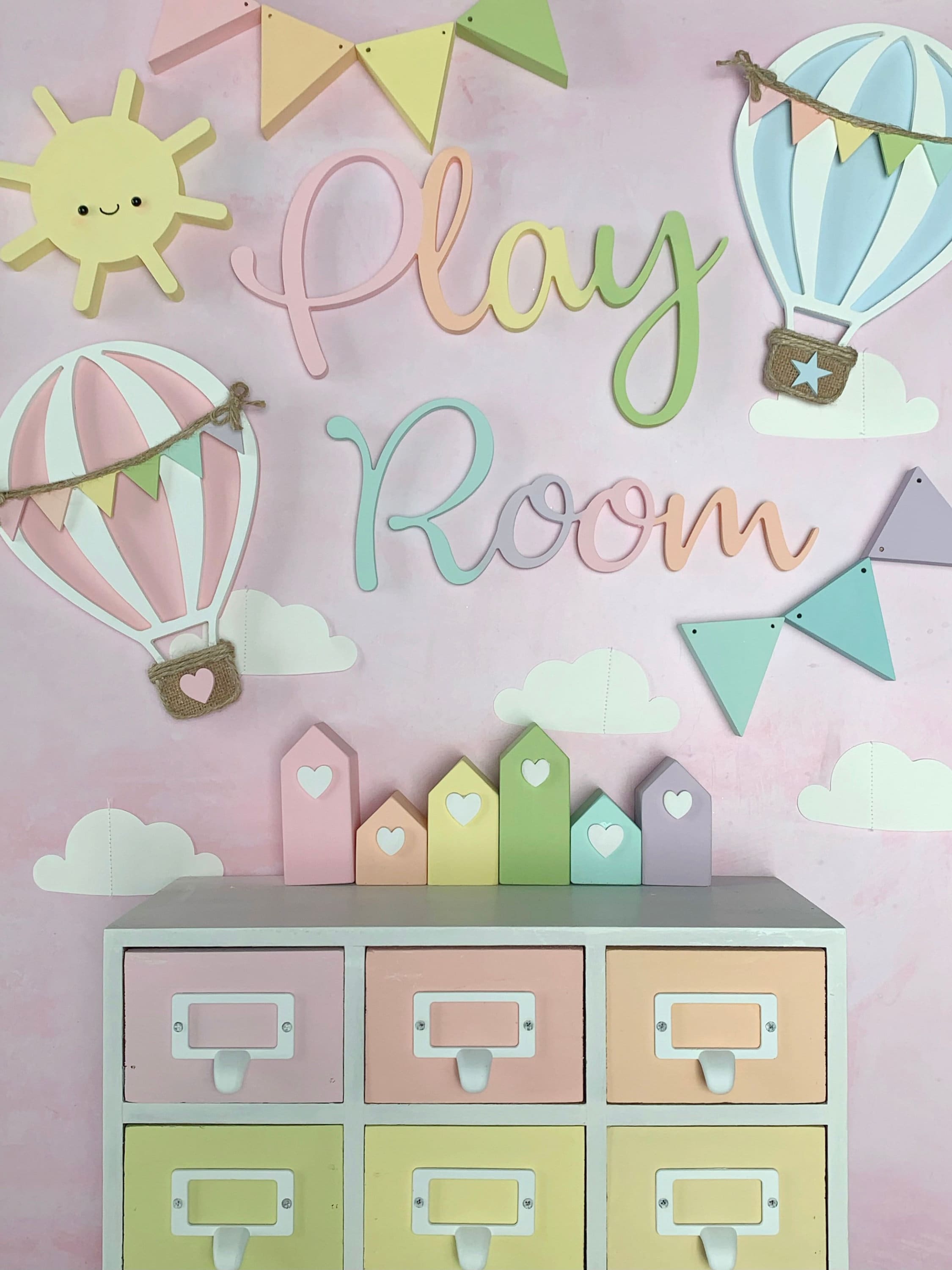 Story Corner, Personalised Name, Personalised Sign, Wall Words, Rainbow ...