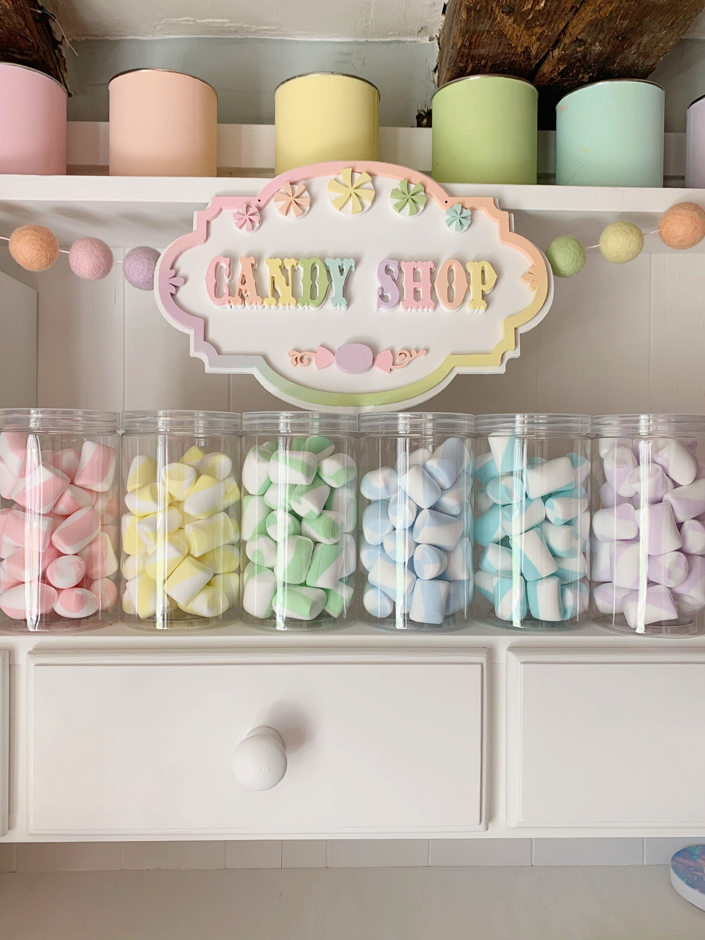 Fake Marshmallows Marshmallows Fake Candy Faux Sweets - Etsy