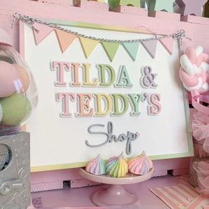 Playshop Sign, Play Shop, Playhouse Sign, Shop Sign, Children’s Shop ...