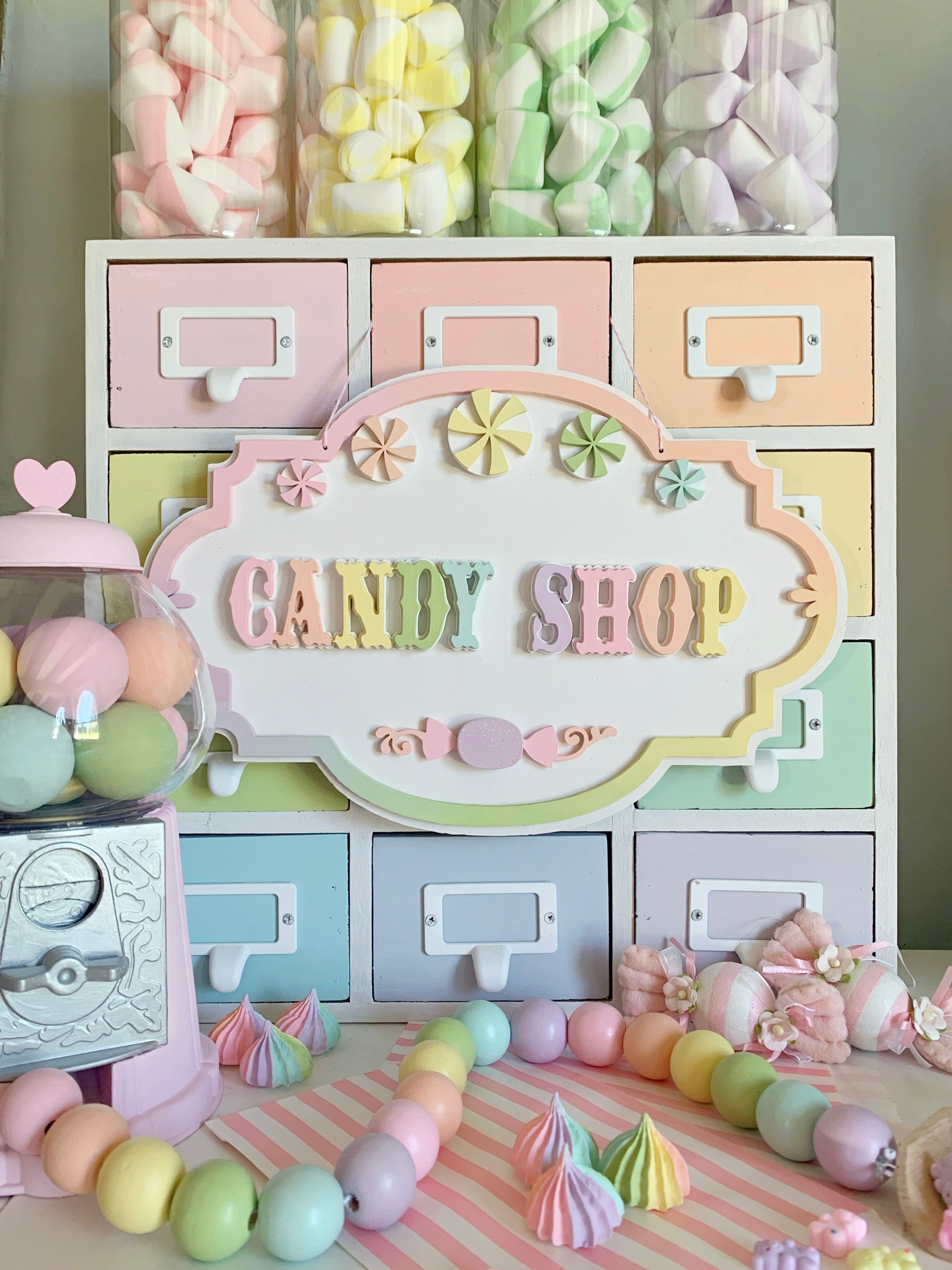 Candy Shop Sign Play Shop Sign Sweet Shop Sign - Etsy UK