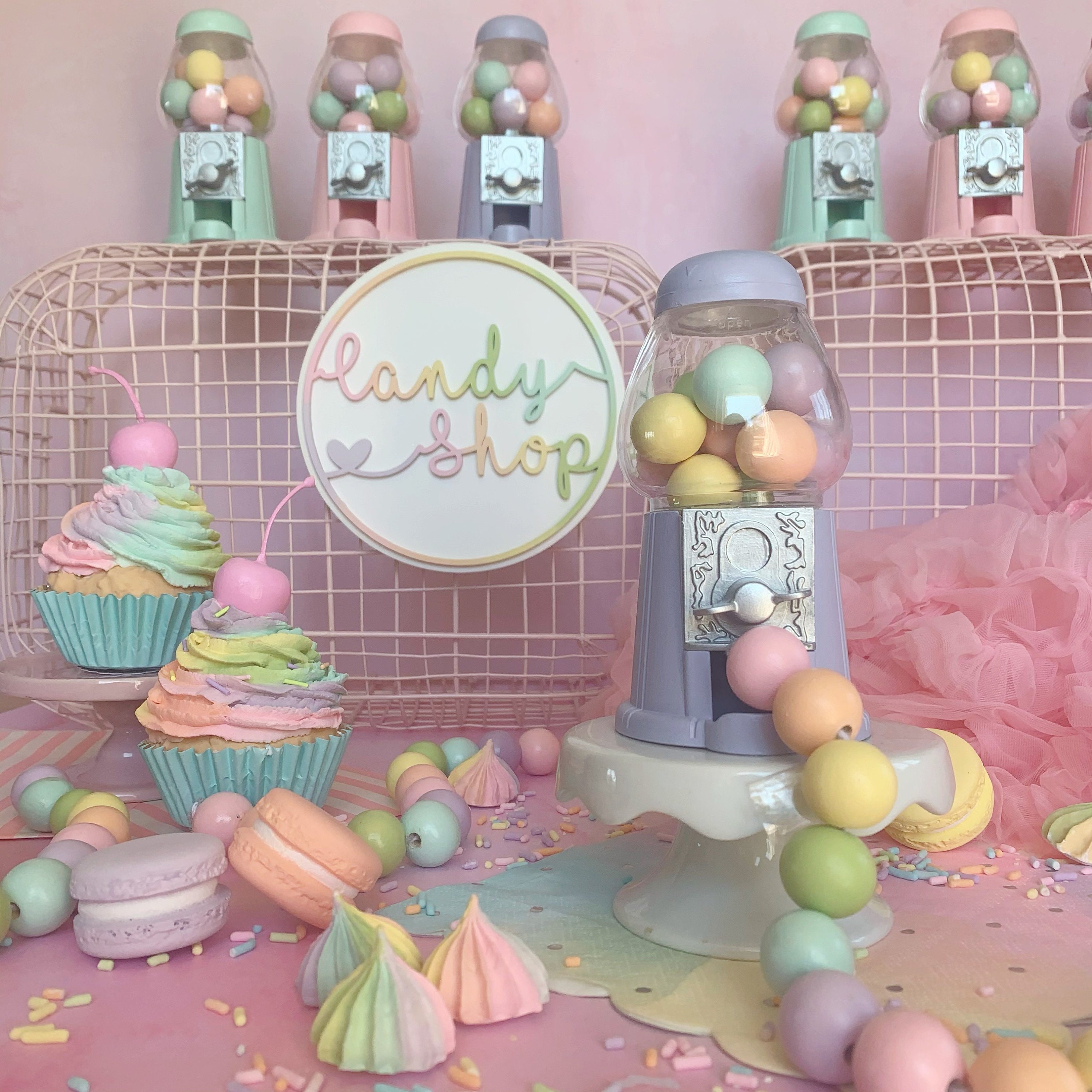 Faux Gumball Machine Gumball Machine Fake Candy Gumballs | Etsy UK