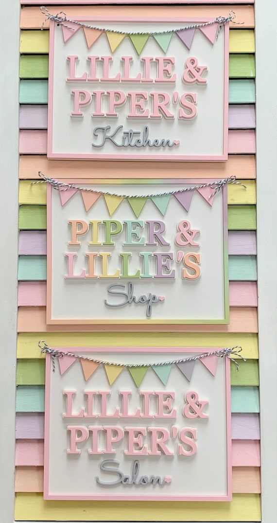Playshop sign play shop playhouse sign shop sign childrens shop play kitchen pretend play imaginative play playhouse sign Etsy Mexico