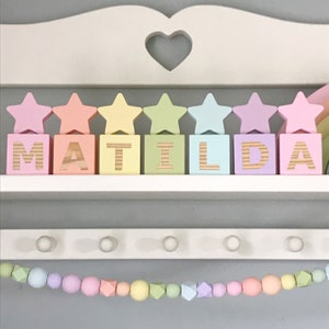 Baby Blocks, Letter Blocks, Personalised Blocks, Wooden Blocks ...
