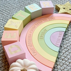 Baby Blocks, Letter Blocks, Personalised Blocks, Wooden Blocks ...