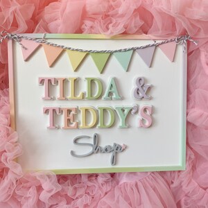 Playshop Sign, Play Shop, Playhouse Sign, Shop Sign, Children’s Shop ...