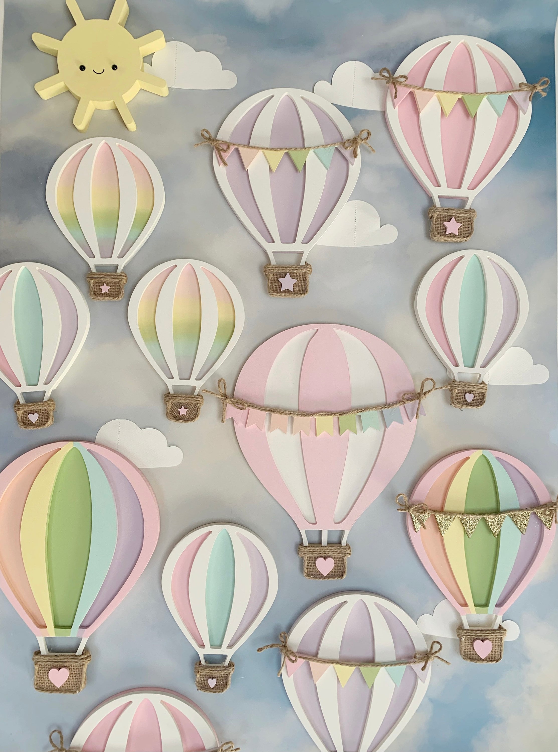 Hot Air Balloon Mini Hot Air Balloon Decoration Hot Air - Etsy