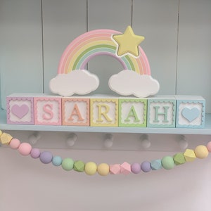 Name Blocks, Alphabet Blocks, Blocks, Letter Blocks, Personalised ...