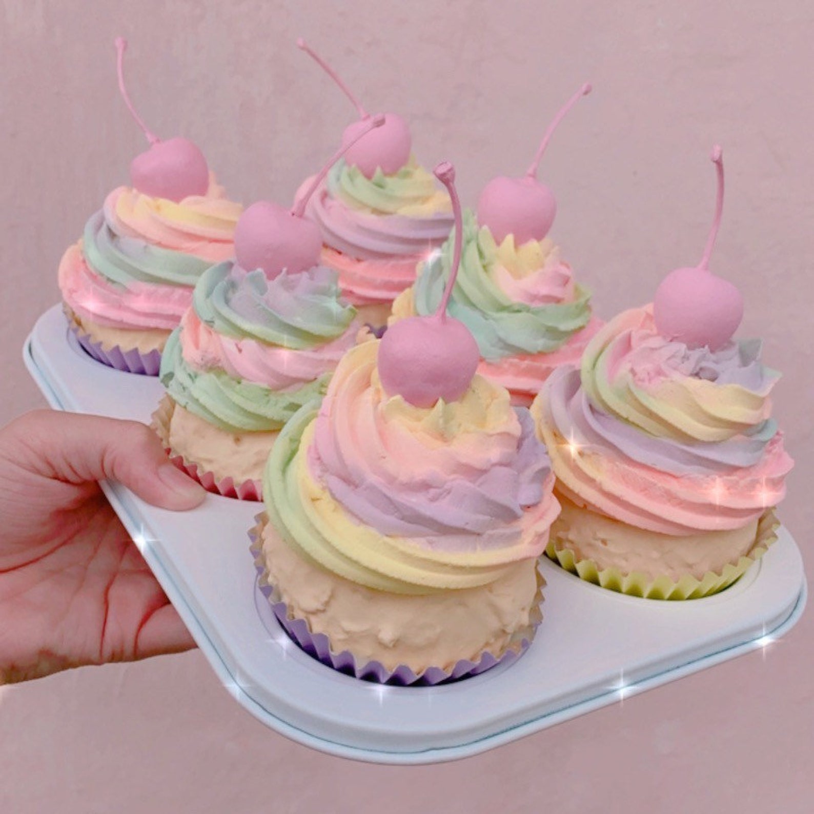 Fake Cupcake Artificial Cupcake Pretend Cupcake Faux - Etsy