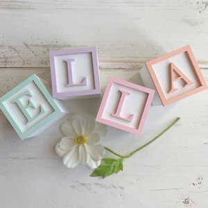 Name Blocks Alphabet Blocks Blocks Letter Blocks - Etsy