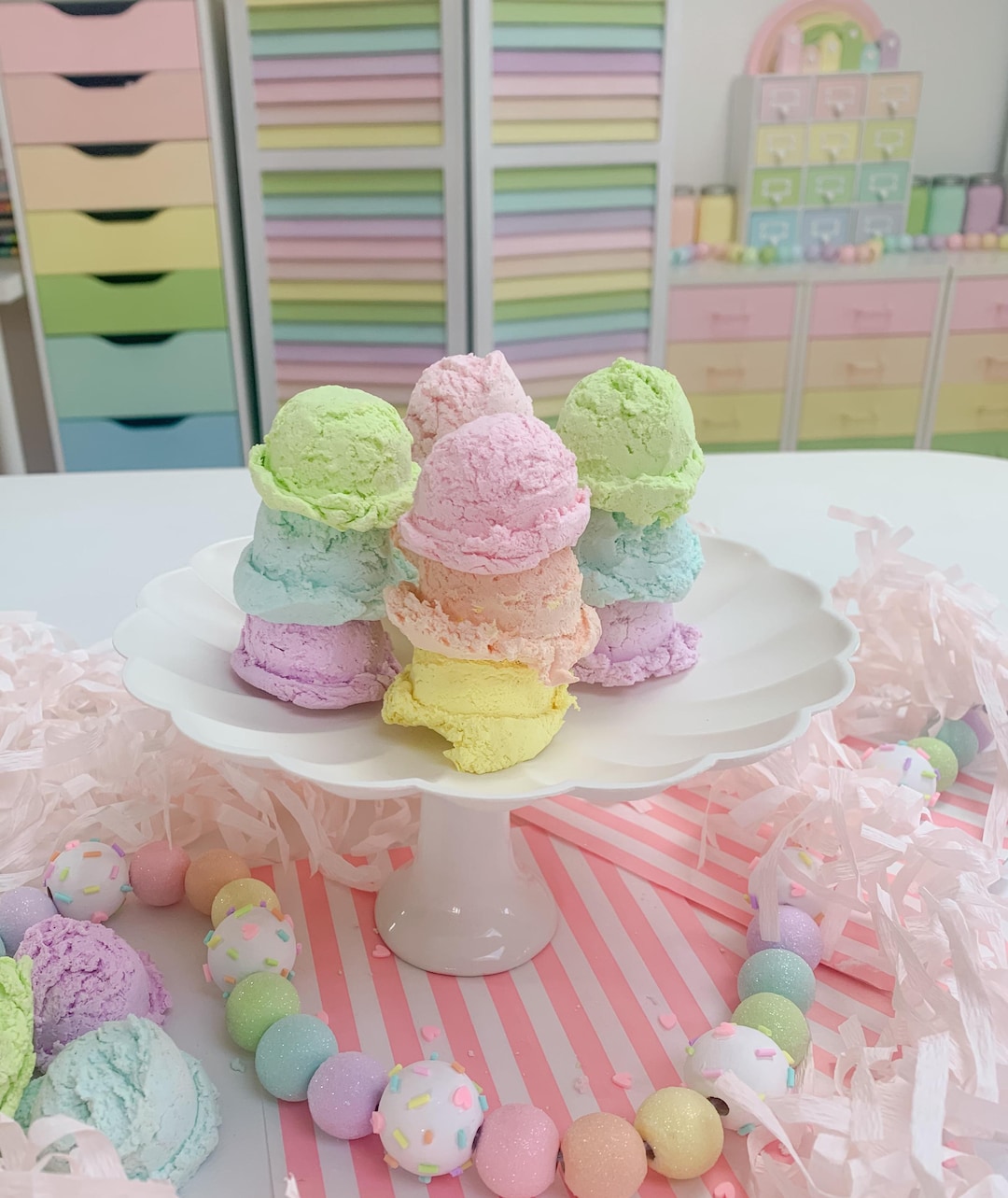 Fake Ice Cream Scoops, Scoop Ice Cream, Ice Cream Prop, Ice Cream Scoop ...