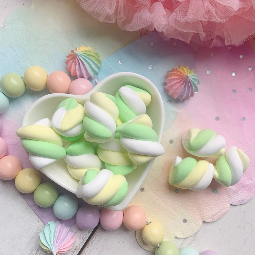 Fake Marshmallows, Fake Candy, Faux Sweets, Fake Bakes, Candy Decor ...