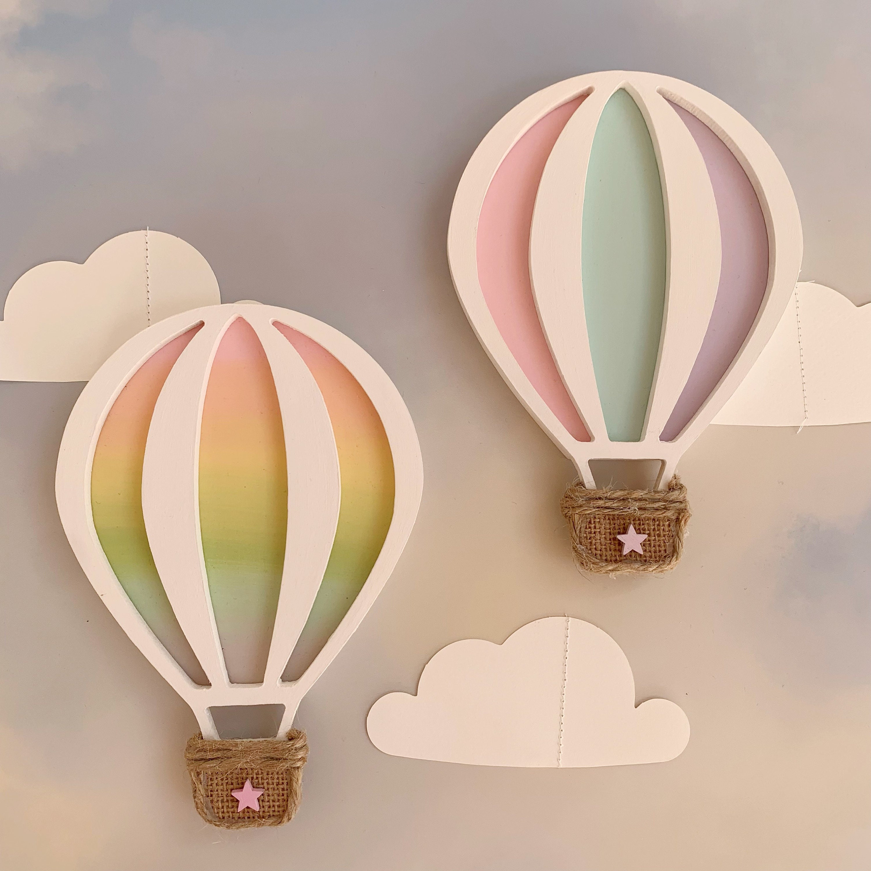 Hot Air Balloon Mini Hot Air Balloon Decoration Hot Air - Etsy