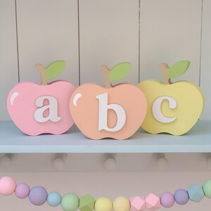 Apple Shelfie, Wooden Apple, Back to School, Desk Decor, Classroom ...